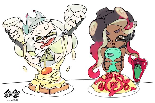 File:S2 Artwork Ketchup vs Mayo OTH.jpg - Inkipedia, the Splatoon wiki