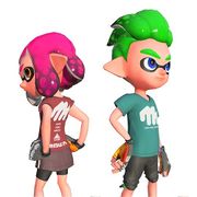 Red V-Neck Limited Tee - Inkipedia, the Splatoon wiki