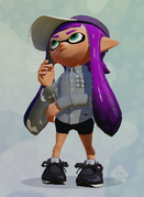 Gray Mixed Shirt - Inkipedia, the Splatoon wiki