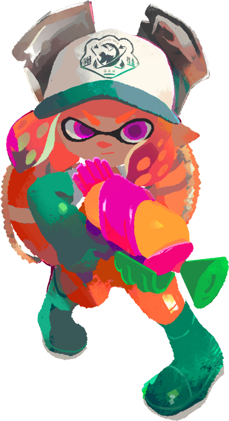 File:S2 Salmon Run Inkling girl illustration.png - Inkipedia, the Splatoon wiki
