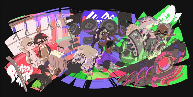 File:S3 Splatfest artwork Past vs Present vs Future.jpg - Inkipedia, the Splatoon wiki
