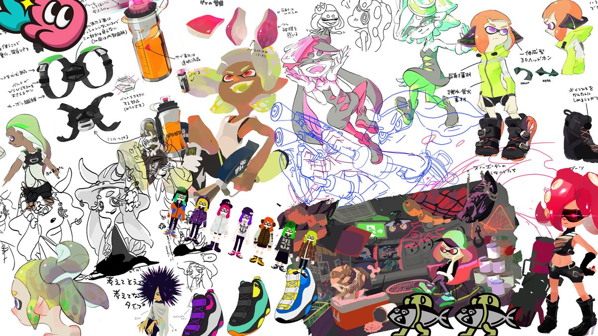 File:The Art of Splatoon 2 sketch.jpg - Inkipedia, the Splatoon wiki