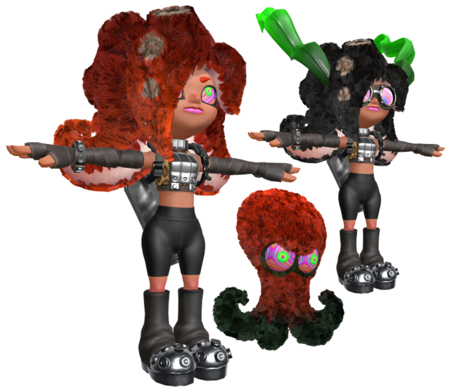 File:S3 Fuzzy Octoling Model.png - Inkipedia, the Splatoon wiki