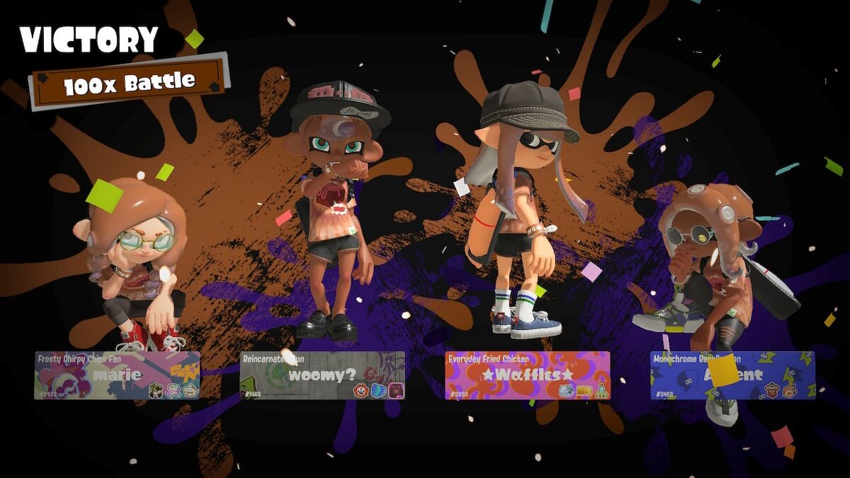 File:Milk Chocolate x100 win.jpg - Inkipedia, the Splatoon wiki