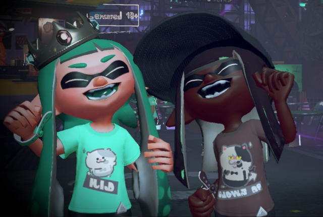 File:S2 Team Kid and Grown Up Tee At Splatfest.png - Inkipedia, the Splatoon wiki