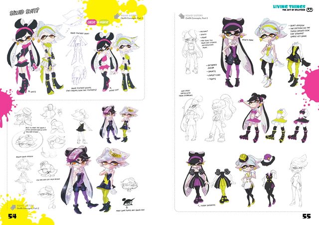 Filesquid Sisters Concepts Inkipedia The Splatoon Wiki