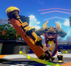 Gold Dynamo Roller - Inkipedia, the Splatoon wiki