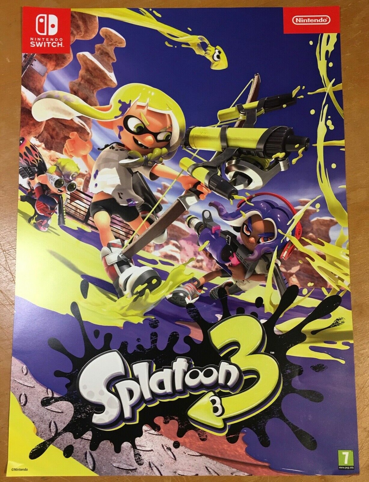 File:Splatoon 3 Promotional Launch Poster Nintendo of Europe.jpg ...