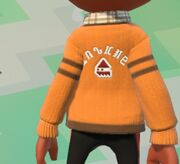 Orange Cardigan - Inkipedia, the Splatoon wiki