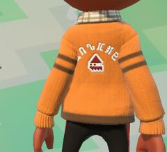 Orange Cardigan - Inkipedia, the Splatoon wiki