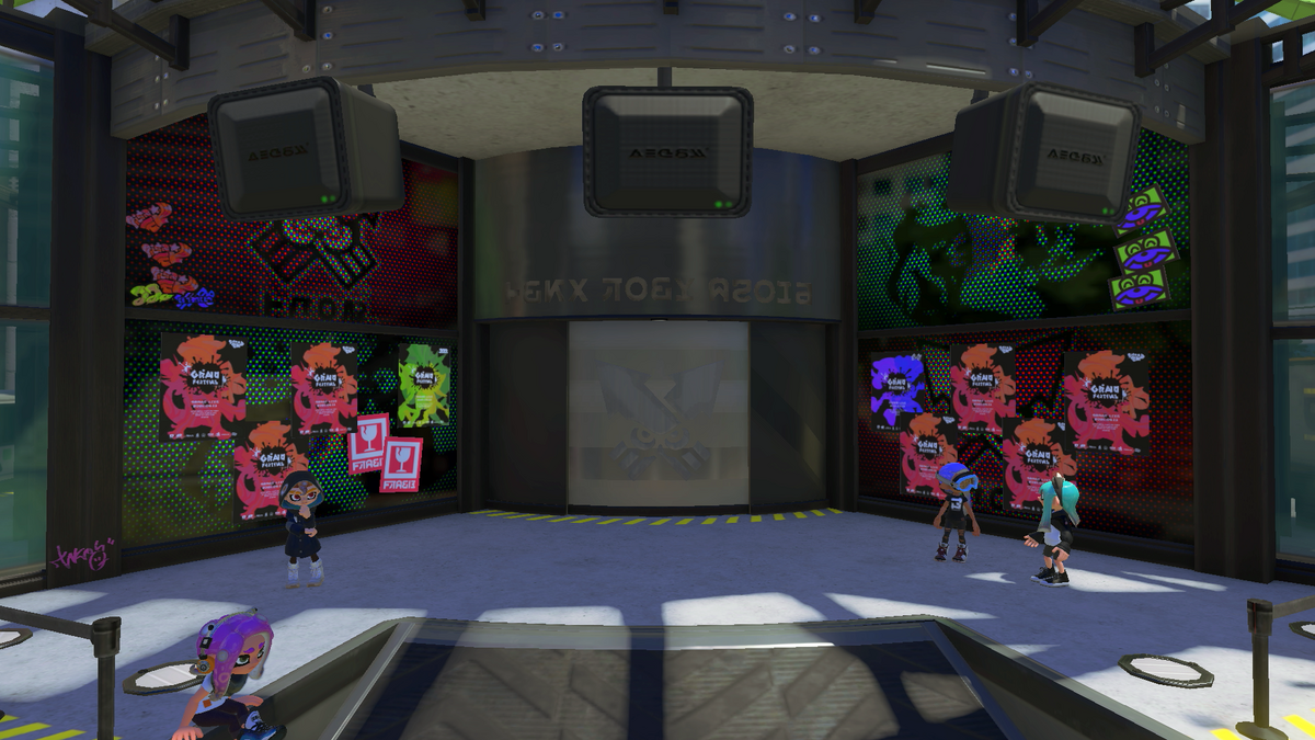 File:S3 Grand Festival Inkopolis Plaza decorations lobby.png ...