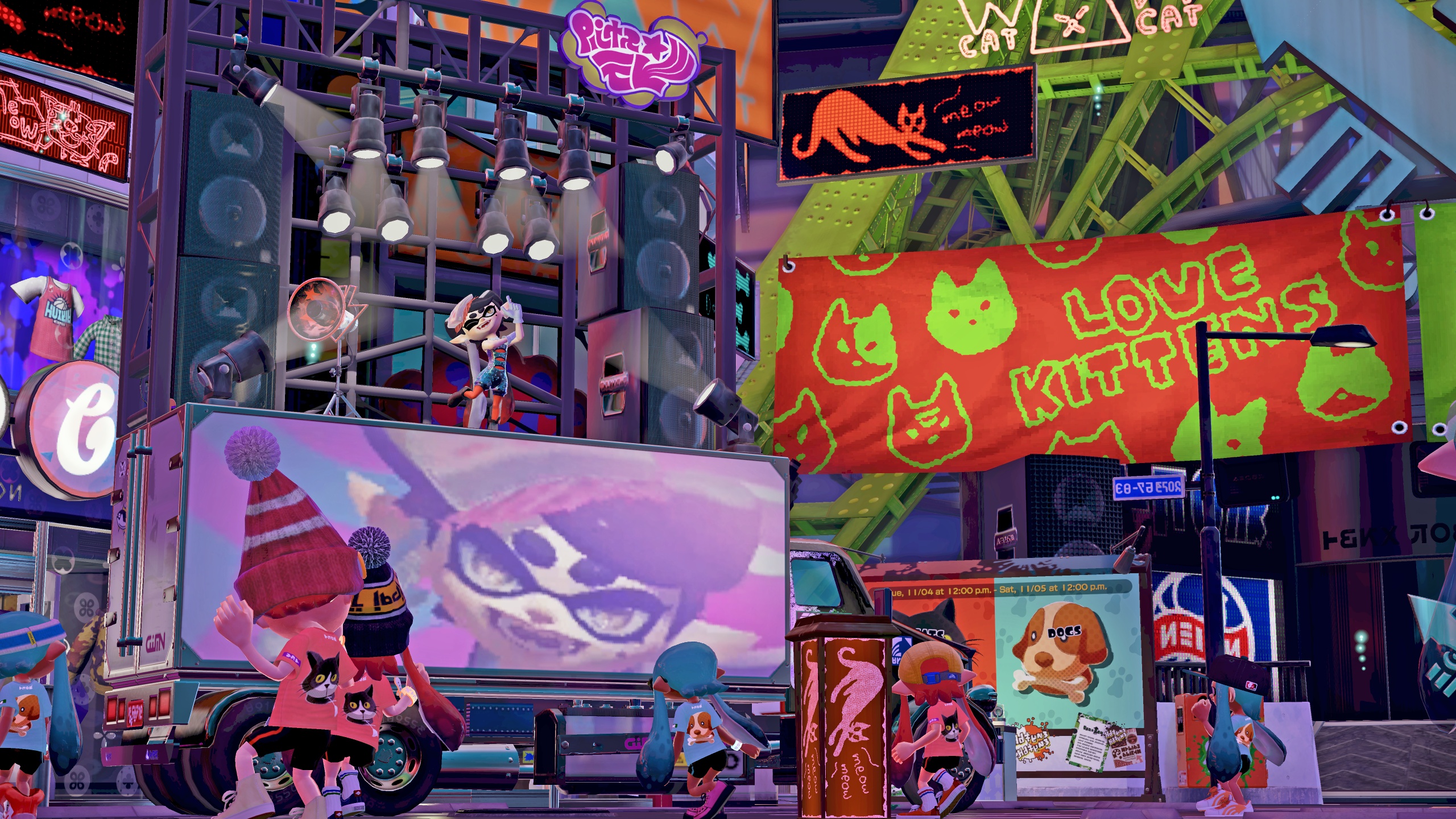 File:S Cats vs. Dogs plaza promo 2.jpg - Inkipedia, the Splatoon wiki