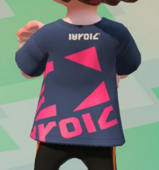 Navy Deca Logo Tee - Inkipedia, the Splatoon wiki