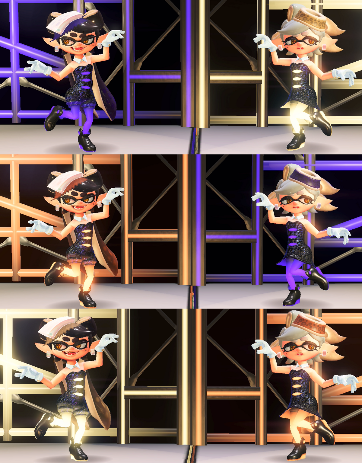 File:S3 Dark Chocolate vs Milk Chocolate vs White Chocolate 2025 Squid Sisters colors 1.png ...