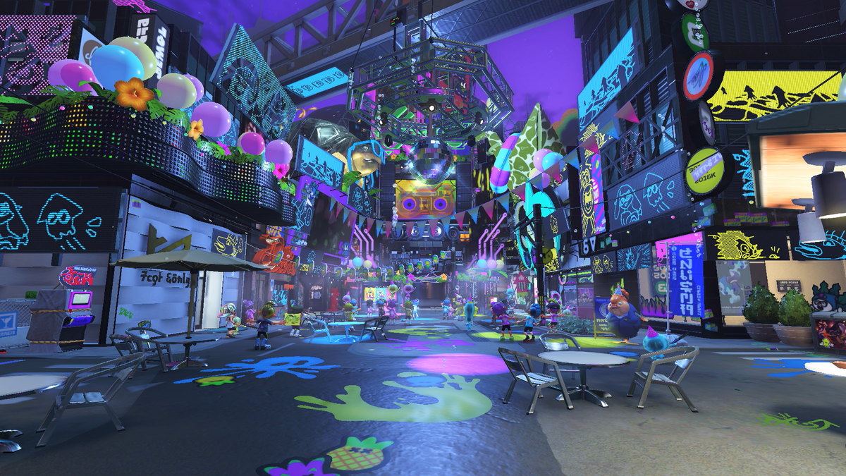 File:S3 Palace vs Theme Park vs Beach Inkopolis Square street.png - Inkipedia, the Splatoon wiki