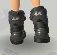Blu-Shift Moto Boots - Inkipedia, the Splatoon wiki