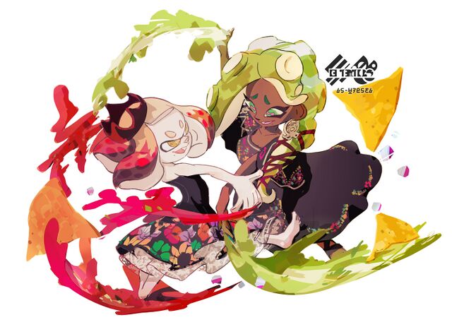 File:S2 Splatfest Official Promo Salsa vs Guac.jpg - Inkipedia, the ...