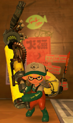 Grizzco Roller - Inkipedia, the Splatoon wiki