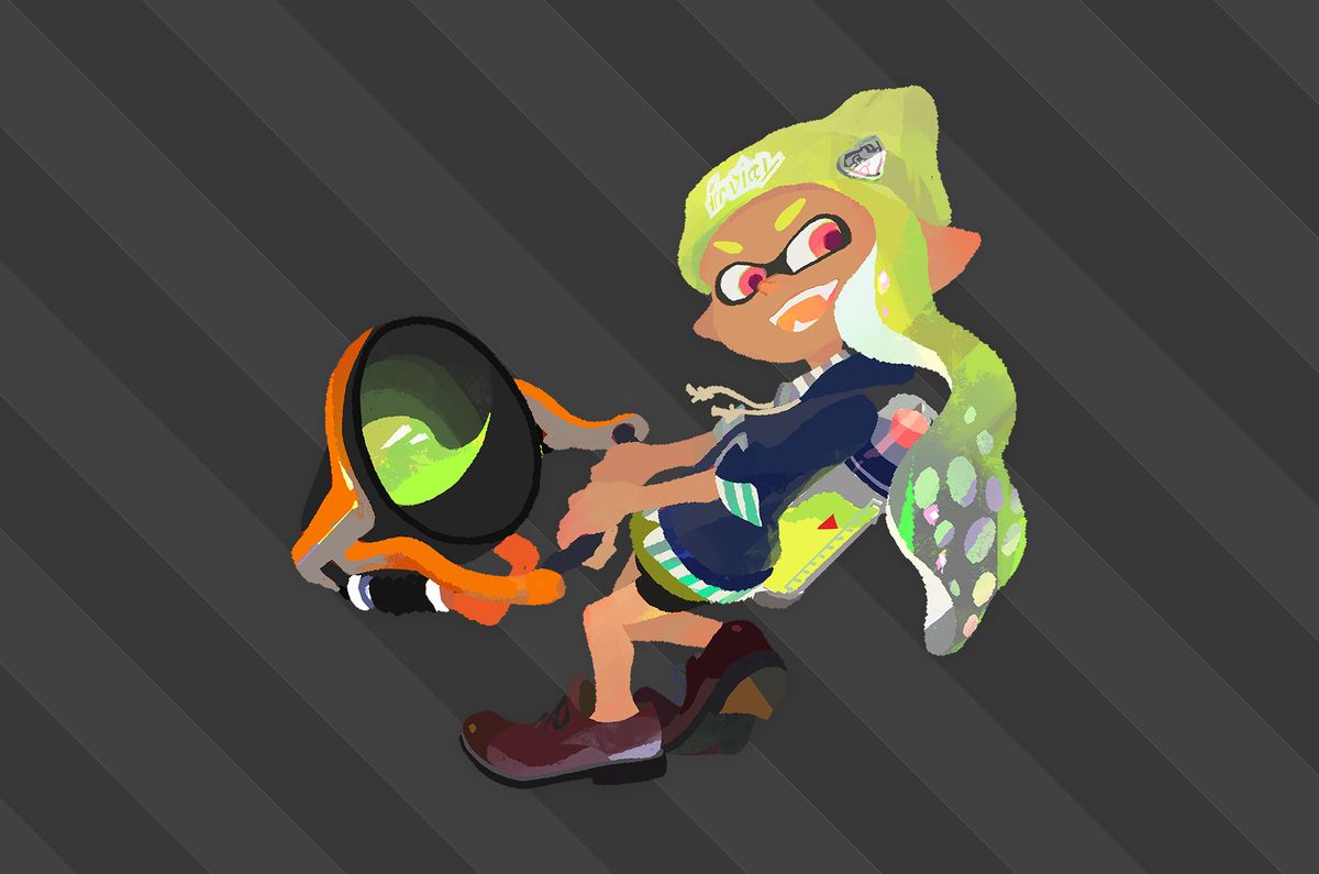 File:Slosher Splatoon 2 promo image 1.jpg - Inkipedia, the Splatoon wiki