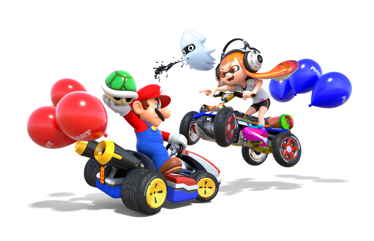File:Mario Kart 8 Deluxe - Inkling and Mario.png - Inkipedia, the ...