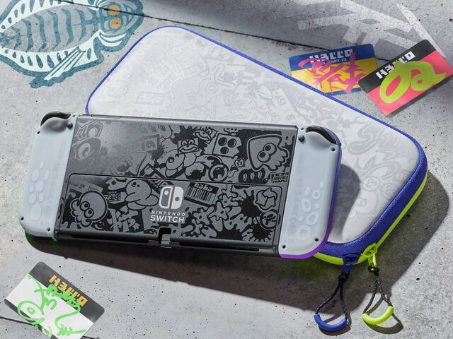 File:Splatoon 3 Switch OLED and Case.jpg - Inkipedia, the Splatoon wiki