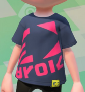 Navy Deca Logo Tee - Inkipedia, the Splatoon wiki