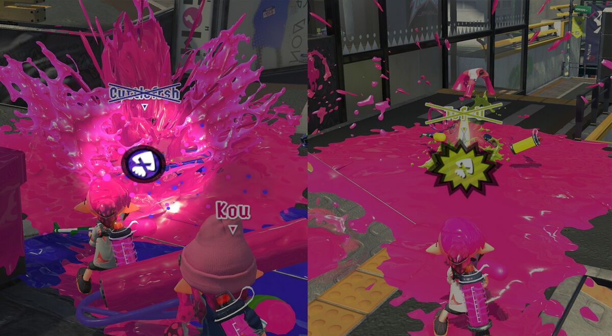 File:Splat and assist marker.jpg - Inkipedia, the Splatoon wiki