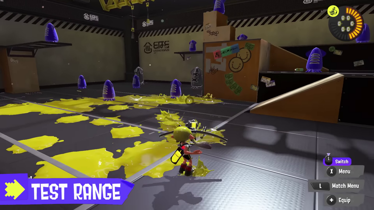 Test range - Inkipedia, the Splatoon wiki