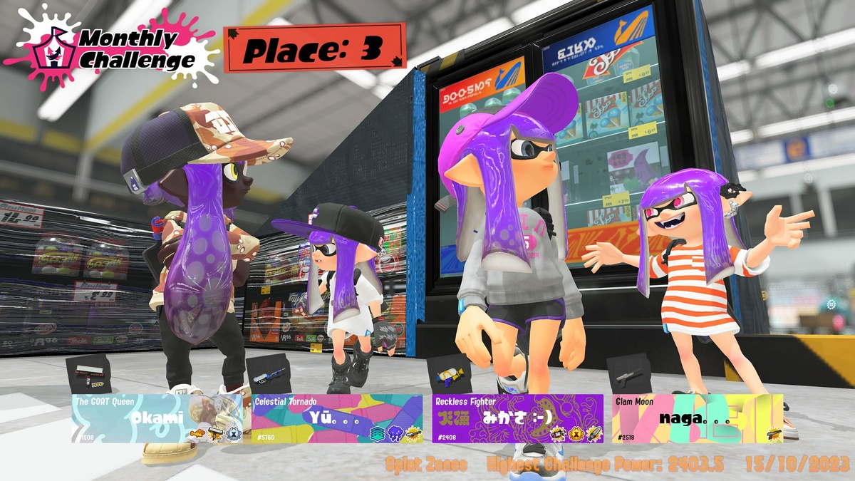 File:S3 Monthly Challenge October 2023 place 3 EU.jpg - Inkipedia, the Splatoon wiki