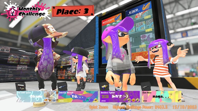 File:S3 Monthly Challenge October 2023 place 3 EU.jpg - Inkipedia, the Splatoon wiki