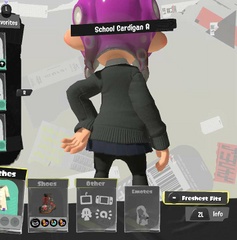 School Cardigan - Inkipedia, the Splatoon wiki
