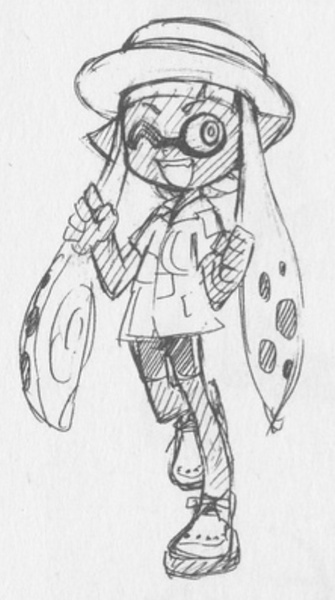 File:Splatoon Manga Straw Sketch.jpg - Inkipedia, the Splatoon wiki