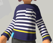 Navy Striped LS - Inkipedia, the Splatoon wiki