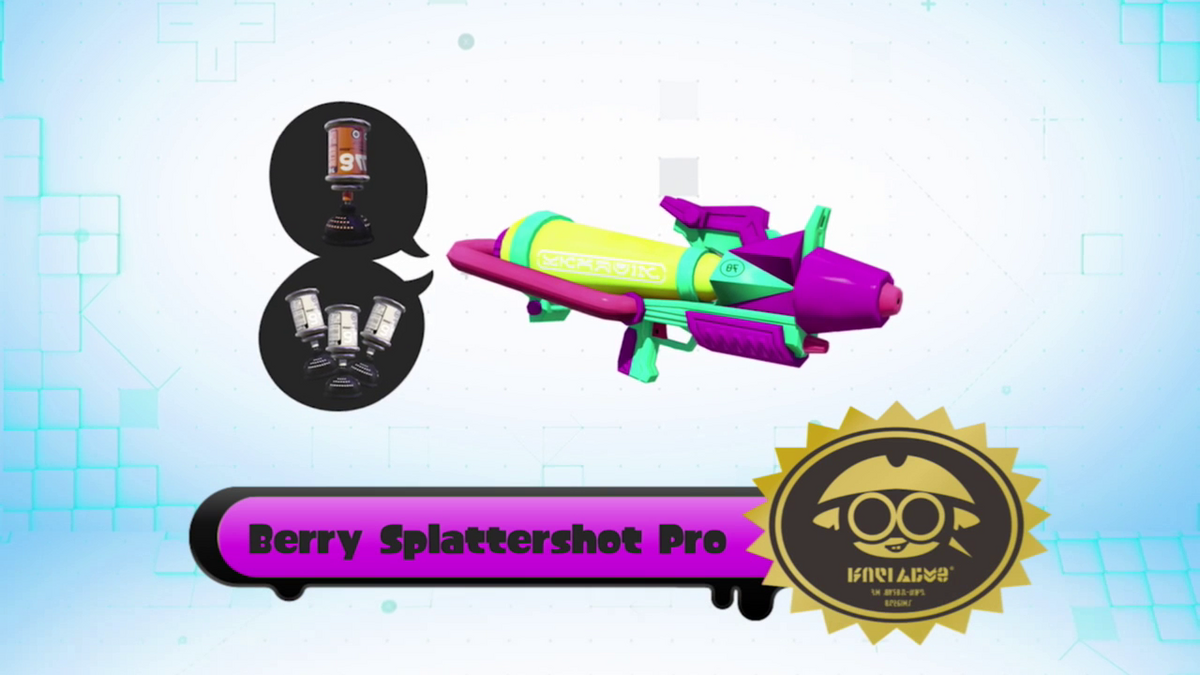 File:Berry Splattershot Pro.png - Inkipedia, the Splatoon wiki