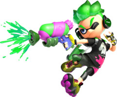 Black V-Neck Tee - Inkipedia, the Splatoon wiki