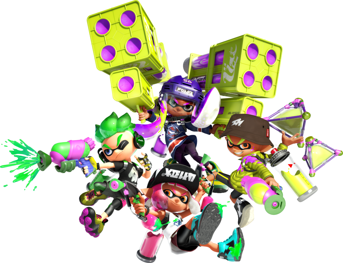 File:Splatoon 2 various Inklings 02.png - Inkipedia, the Splatoon wiki