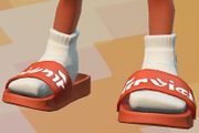 Red FishFry Sandals - Inkipedia, the Splatoon wiki
