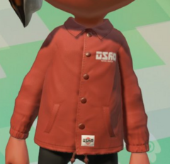 Zekko Redleaf Coat - Inkipedia, the Splatoon wiki