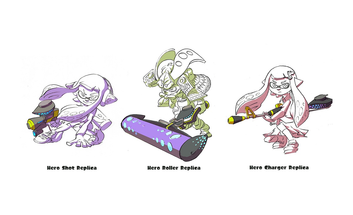 File:Art of main weapons in Splatoon set 5.jpg - Inkipedia, the ...