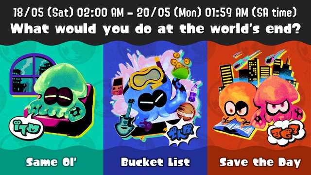 File:S3 Splatfest Same Ol' vs Bucket List vs Save the Day EN ZA Text.jpg - Inkipedia, the ...