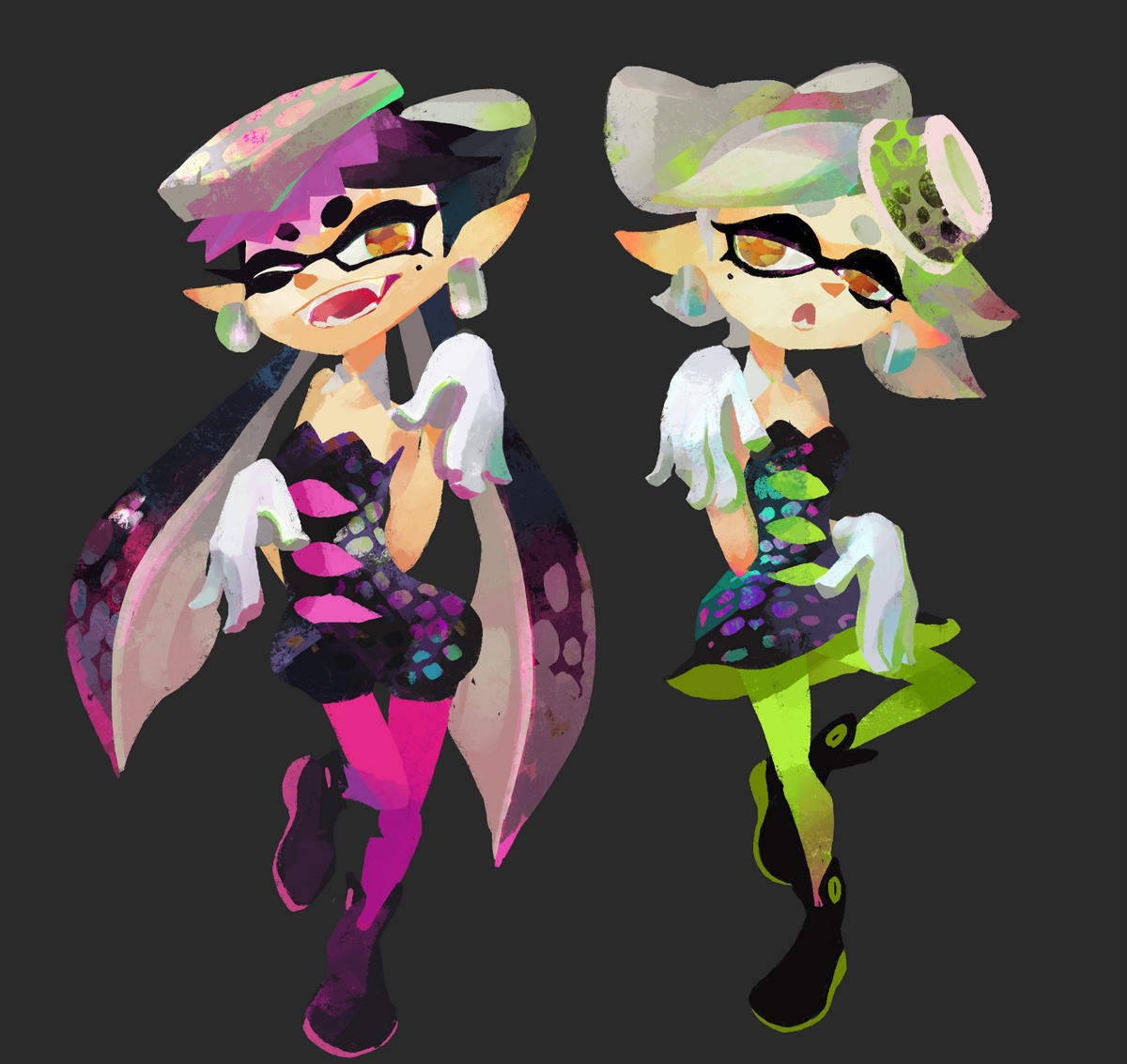 File:S art 2D Callie and Marie.jpg - Inkipedia, the Splatoon wiki