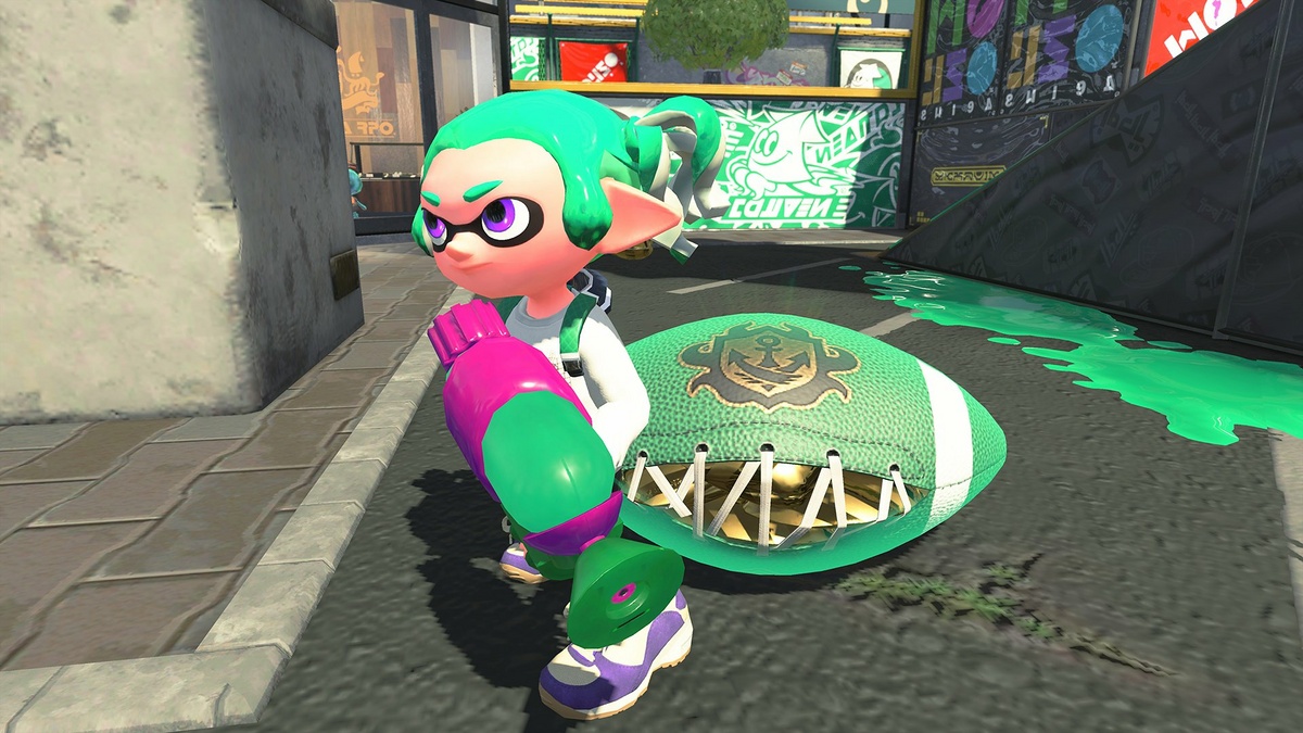 File:S2 Clam Blitz power clam behind Inkling girl.jpg - Inkipedia, the ...