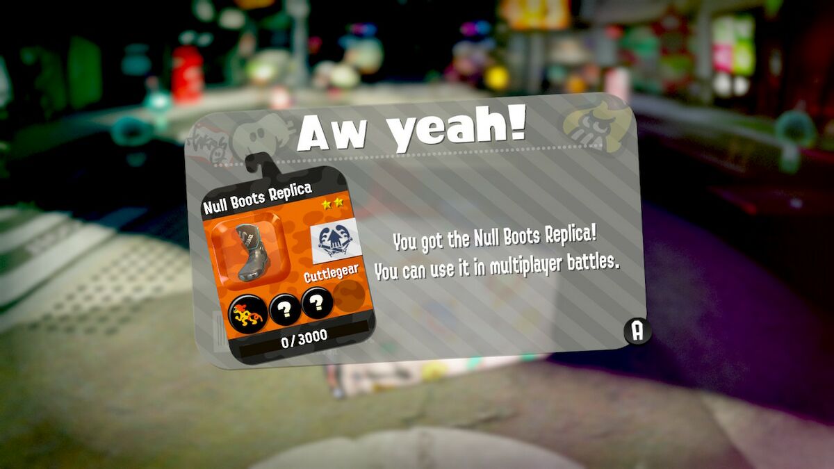 File:Null Boots Replica from box.jpg - Inkipedia, the Splatoon wiki