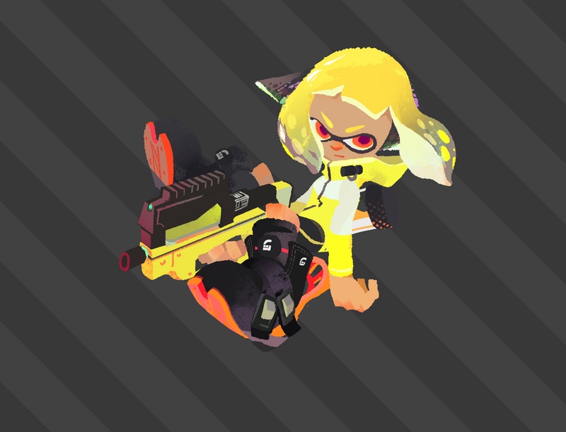 File:Agent 4 official art with background.jpg - Inkipedia, the Splatoon ...