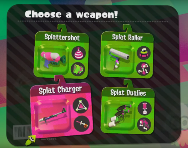 File:S2 demo Splat Charger select.png - Inkipedia, the Splatoon wiki