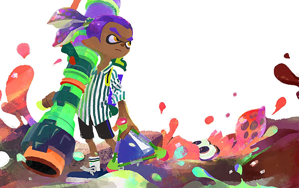 File:Splatoon art - inkzooka boy + squid.jpg - Inkipedia, the Splatoon wiki
