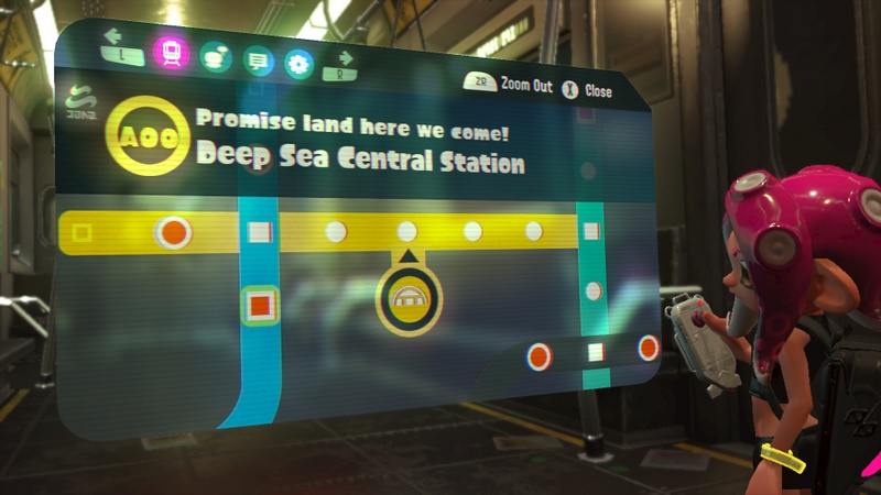 Inside the Deepsea Metro Subway Car - Inkipedia, the Splatoon wiki