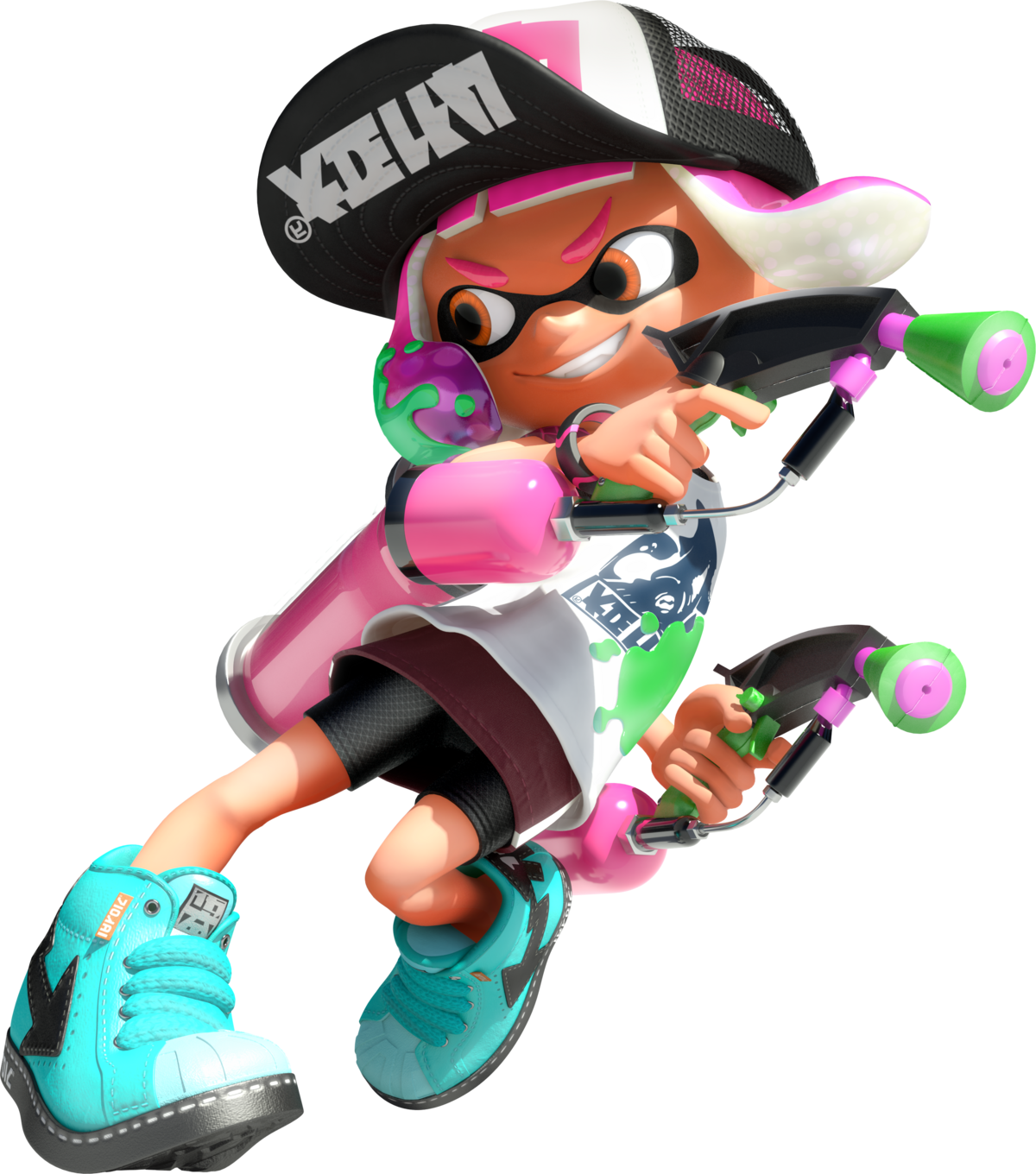 File:Pink Inkling Girl Splatoon 2.png - Inkipedia, the Splatoon wiki