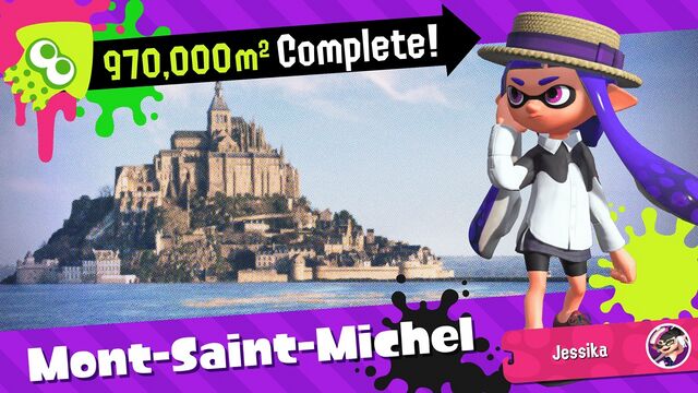 File:SplatNet 2 Squid Landmark 3 Mont St Michel.jpg - Inkipedia, the ...
