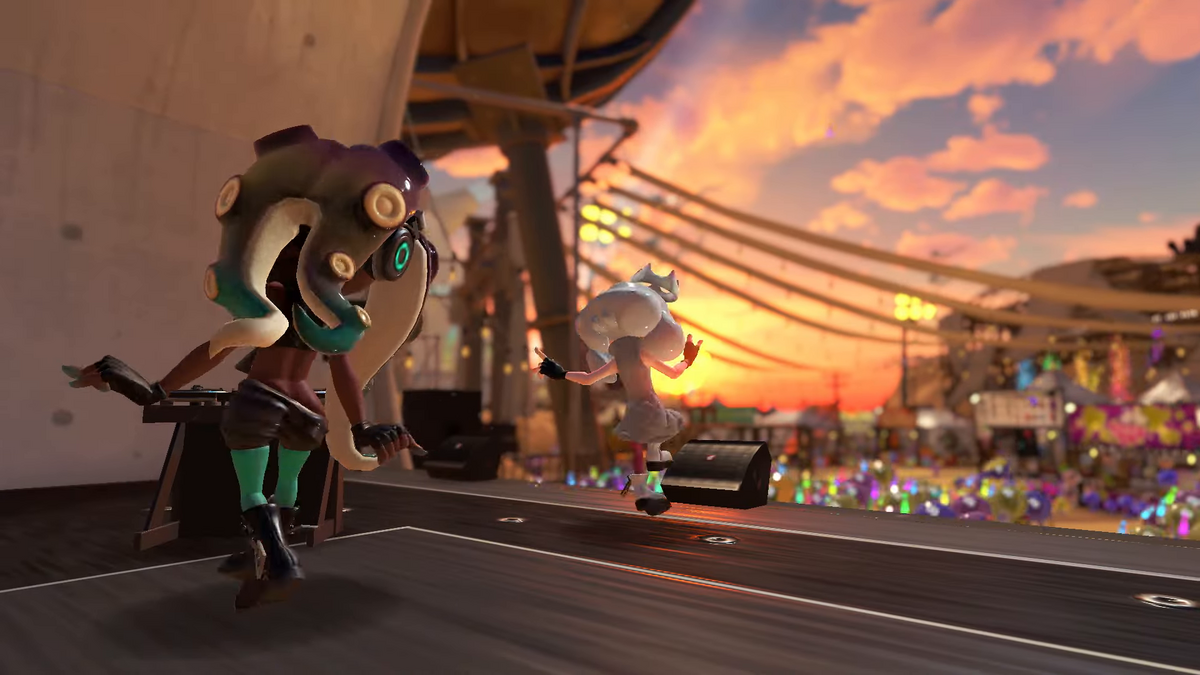 File:S3 Grand Festival promo Off the Hook stage.png - Inkipedia, the Splatoon wiki